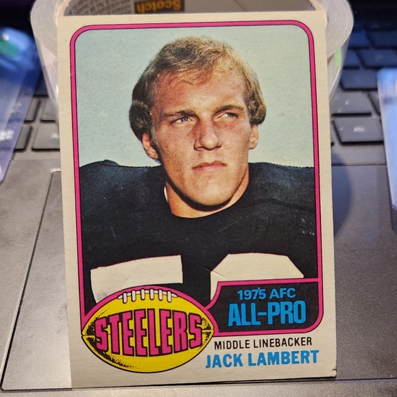 Topps | Toys | 975 Afc Allpro Jack Lambert Trading Card | Poshmark
